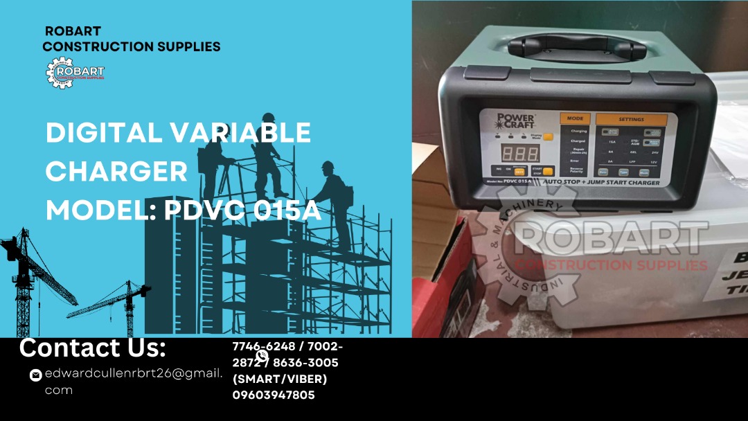 Digital Variable Charger Model: PDVC 015A, Commercial & Industrial ...