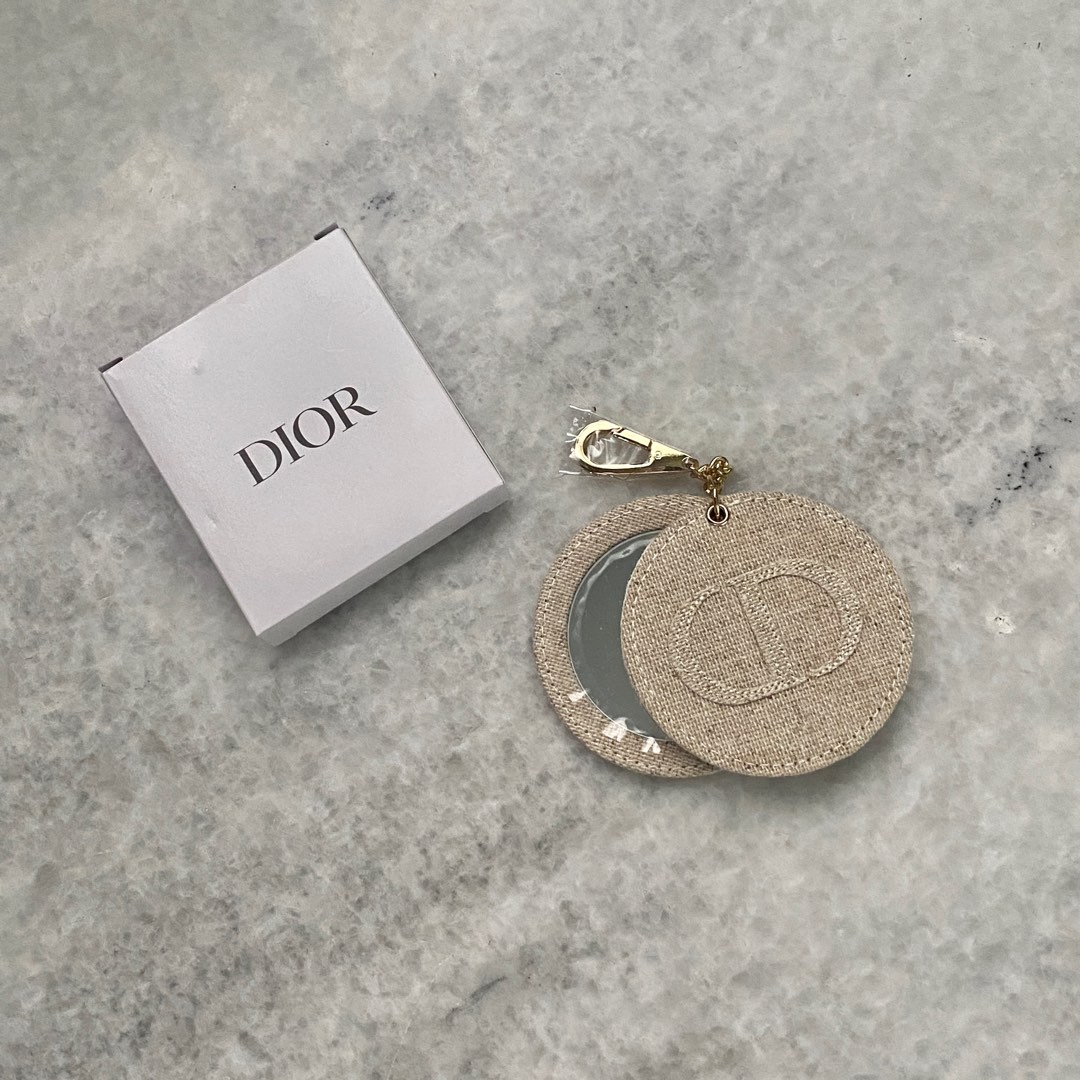 DIOR Pocket Mirror Kaca Cermin Travel | Dior Original Cermin Makeup ...