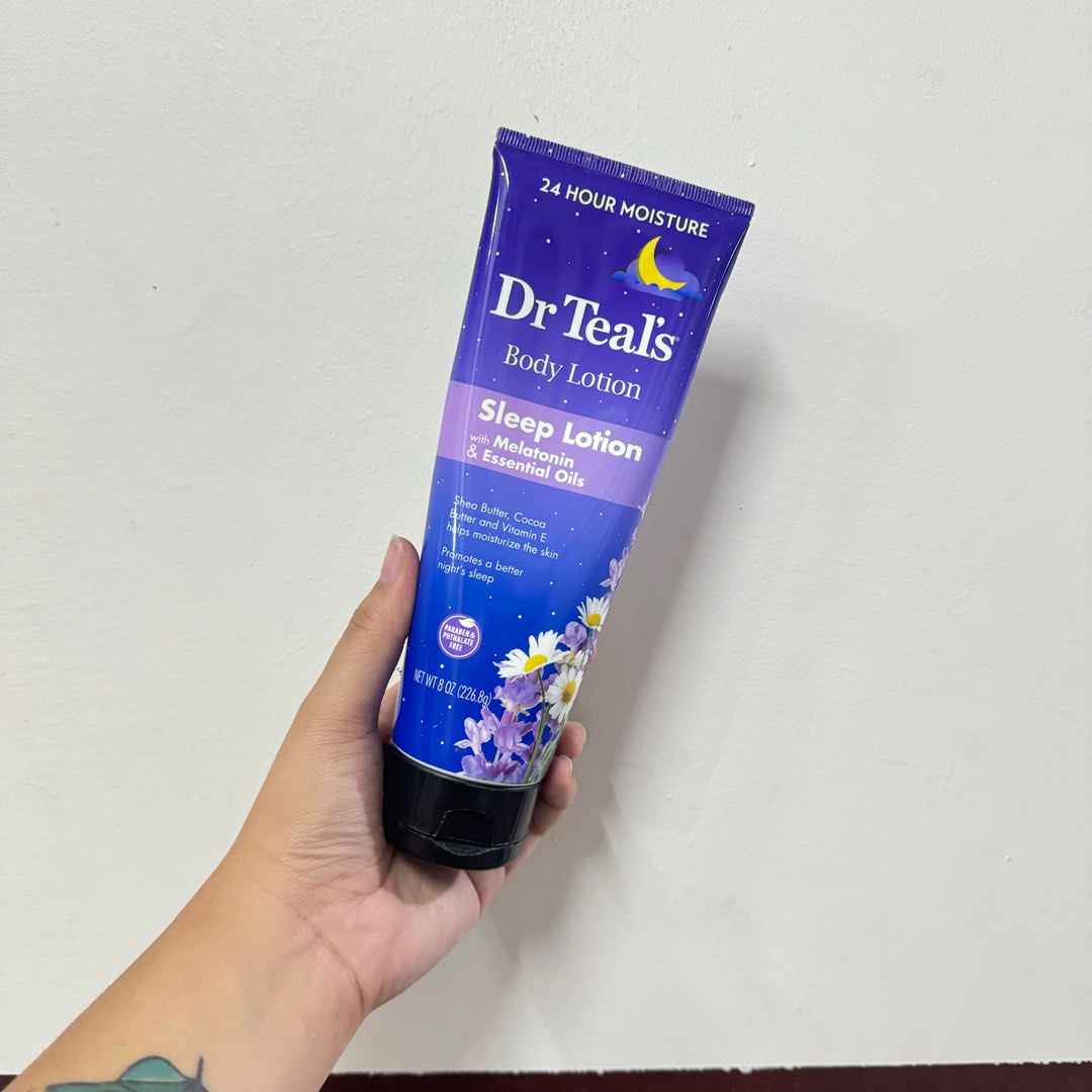 DR TEAL'S Melatonin Body Lotion, Beauty & Personal Care, Bath & Body ...