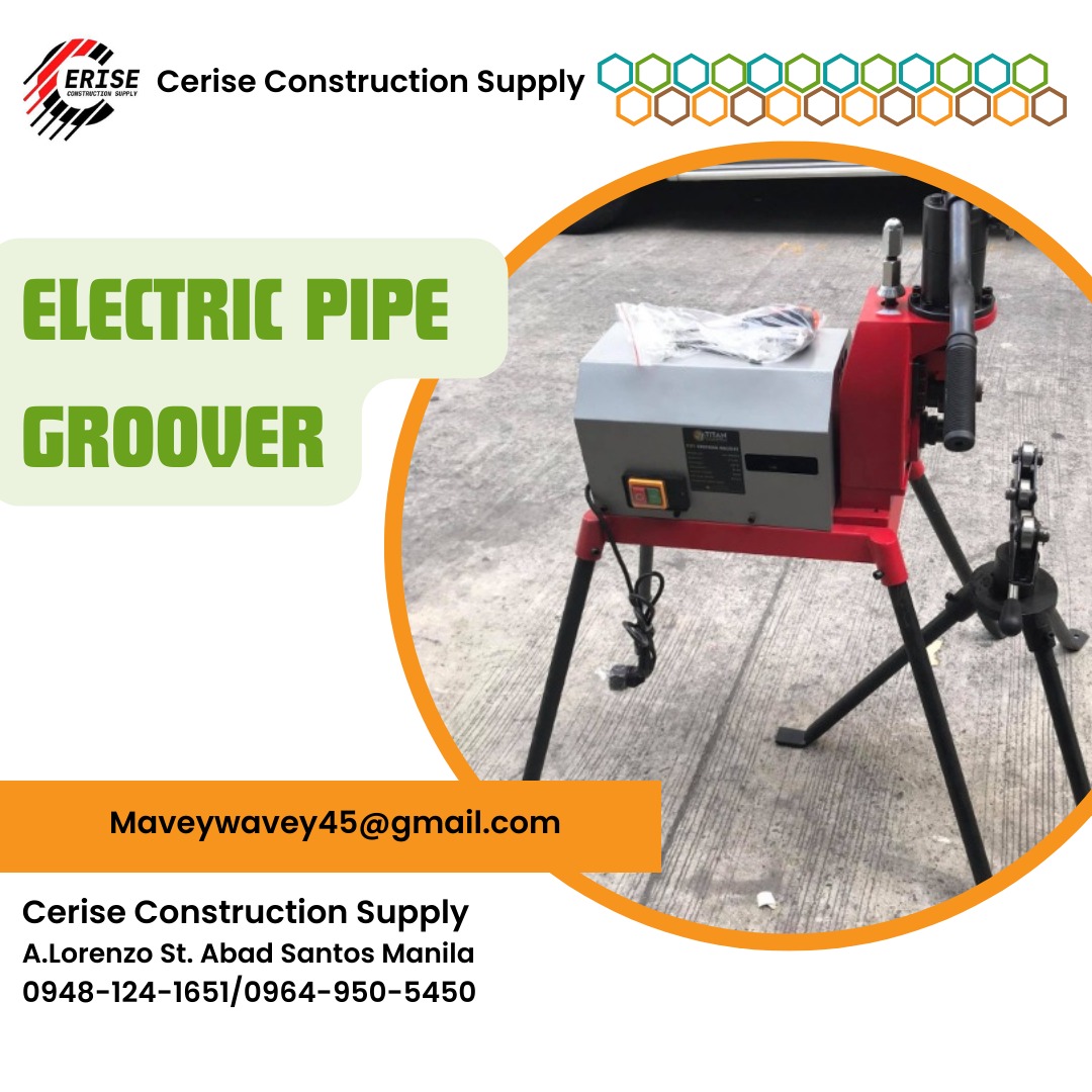 Electric Pipe Groover, Commercial & Industrial, Construction Tools ...