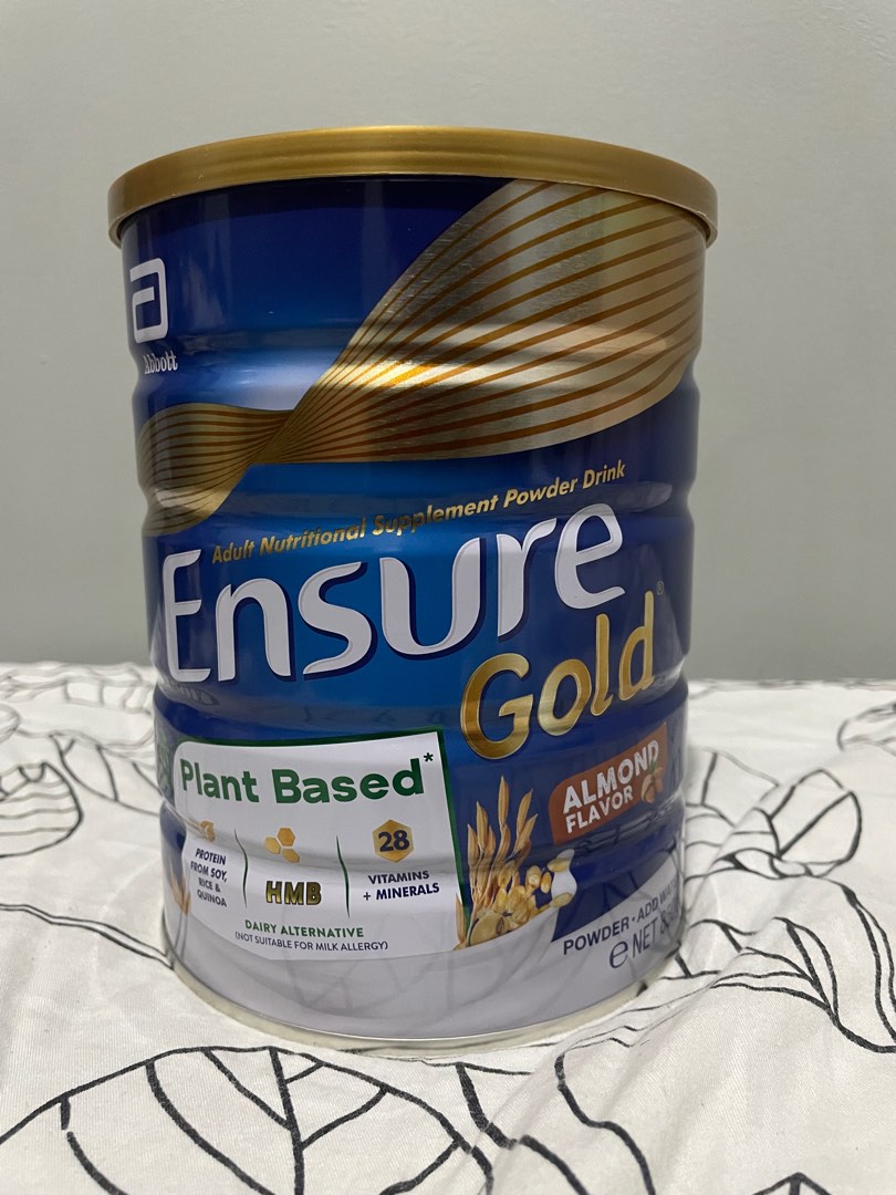 Ensure Gold Almond — Plant Based 850g, Health & Nutrition, Health ...