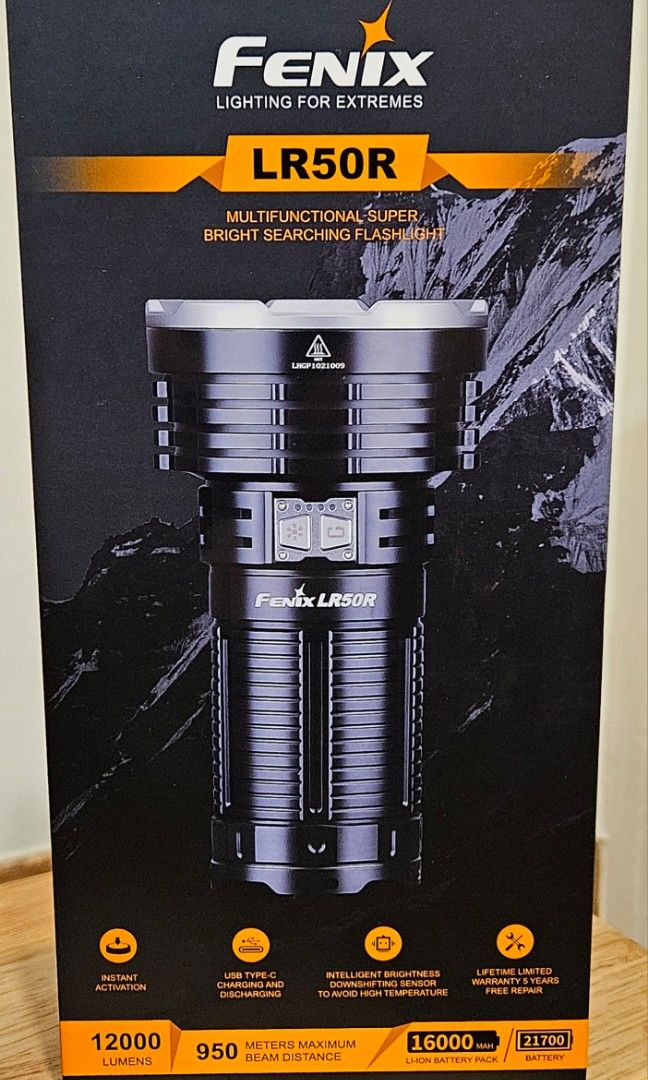 Fenix Torch Light LR50R & HP30R v2, Hobbies & Toys, Travel, Travel ...