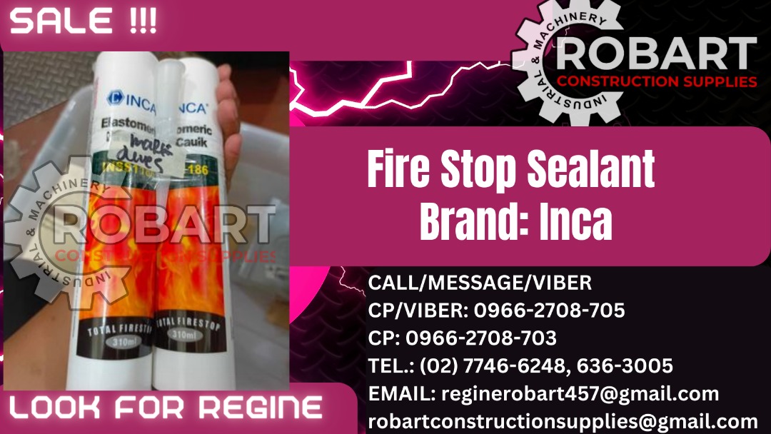 Fire Stop Sealant Brand: Inca, Commercial & Industrial, Construction ...