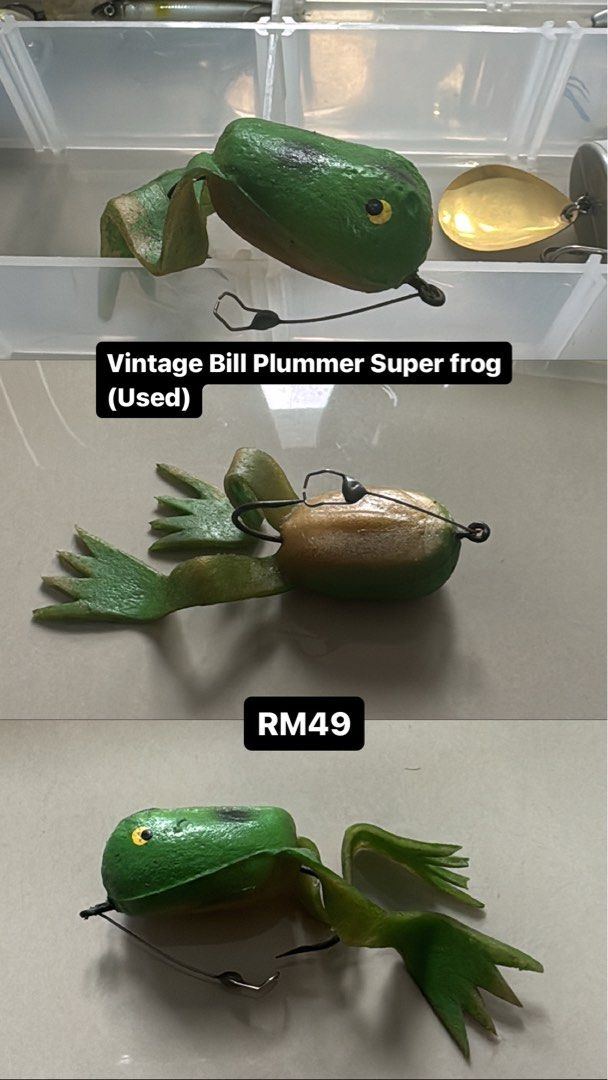 Gewang Vintage Bill Plummer Super frog, Sports Equipment, Fishing on ...