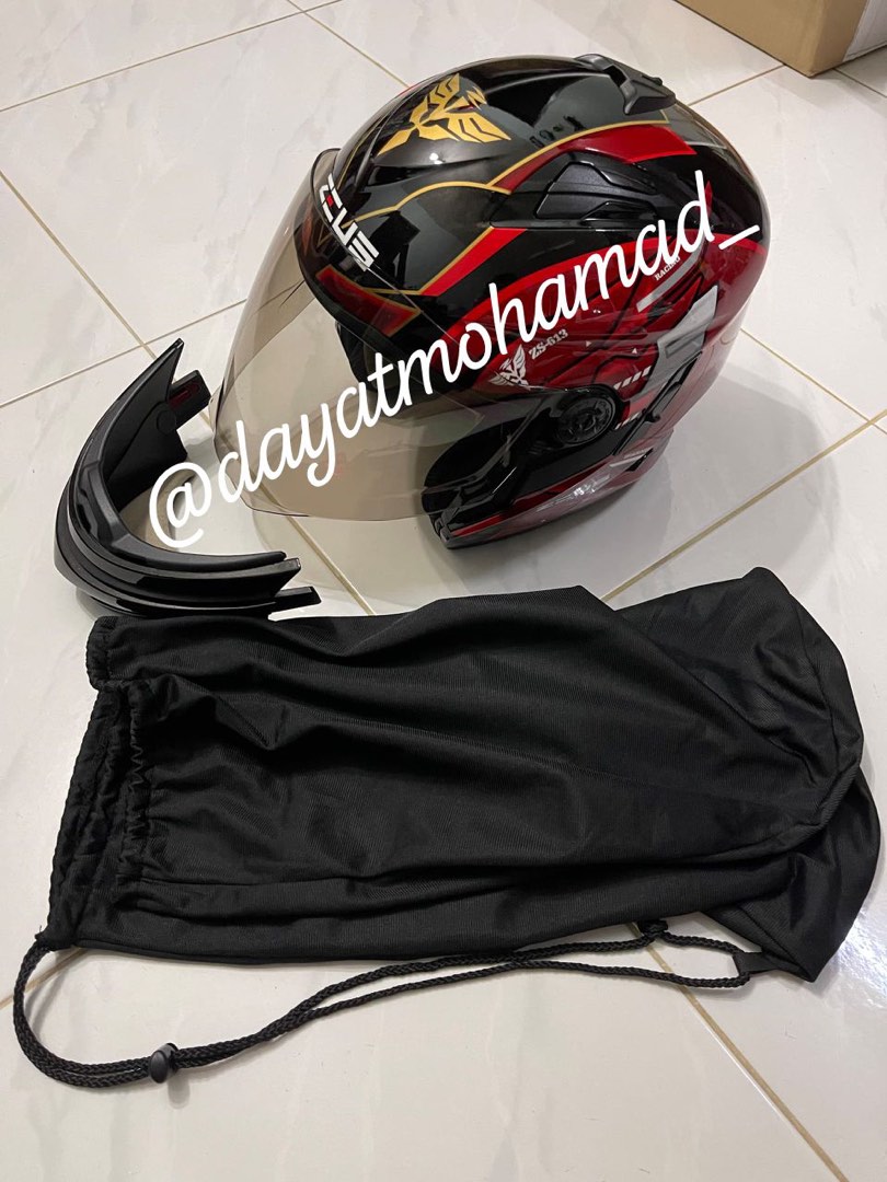 HELMET ZEUS GJ-613 (GUNDAM EDITION), Motorbikes on Carousell