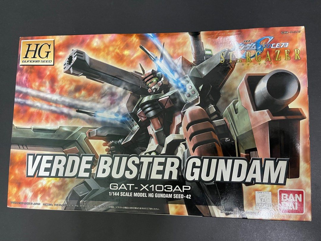 HG Verde Buster Gundam, 興趣及遊戲, 玩具 & 遊戲類 - Carousell
