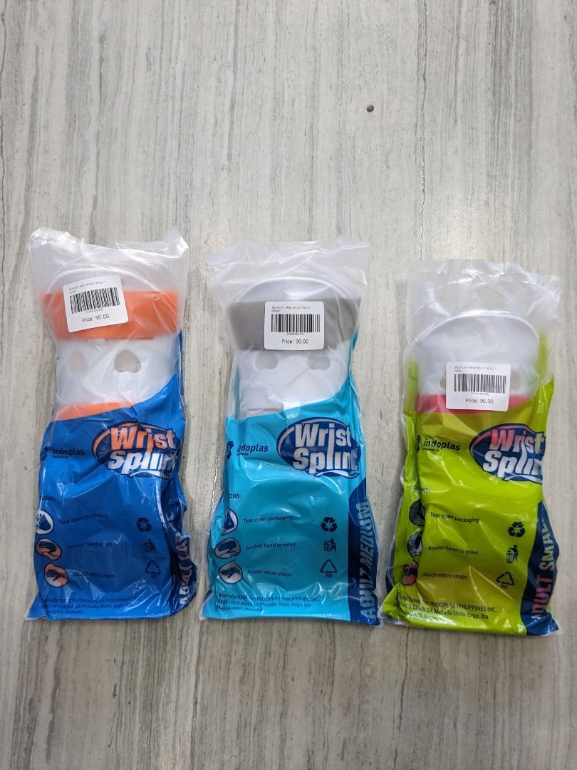 IV SPLINT IV WRIST SUPPORT WRIST SPLINT- AVAILABLE FOR ADULT AND PEDIA ...