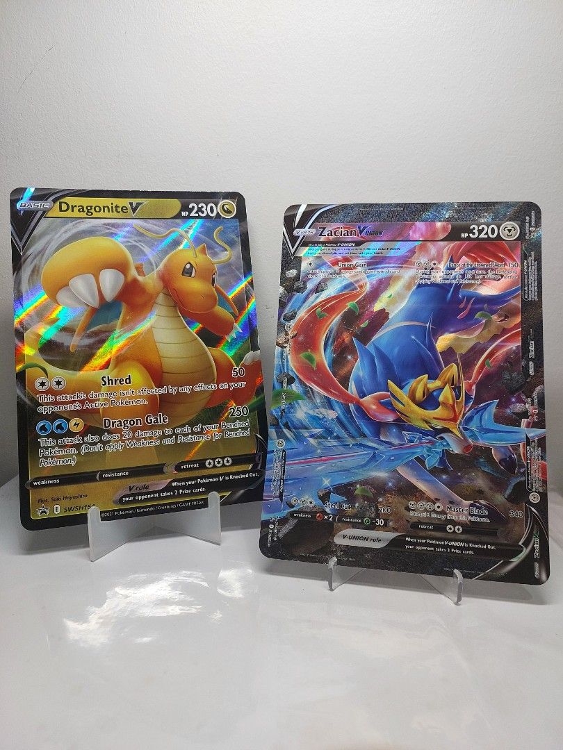 JUMBO Pokemon Cards Dragonite Zacian, Hobbies & Toys, Memorabilia ...