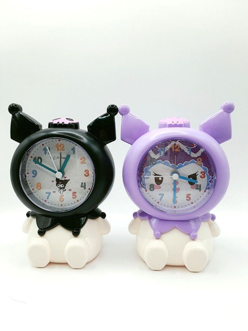 Kuromi Table Clock, Furniture & Home Living, Home Decor Accessories ...