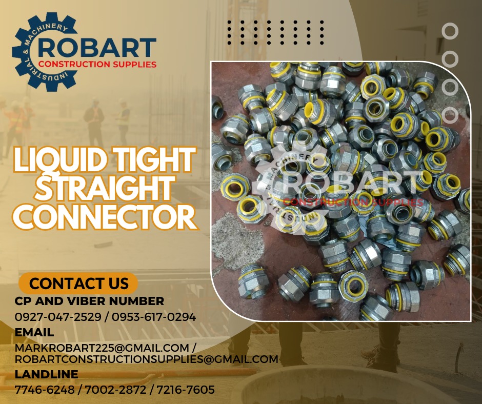 Liquid Tight Straight Connector, Commercial & Industrial, Construction ...
