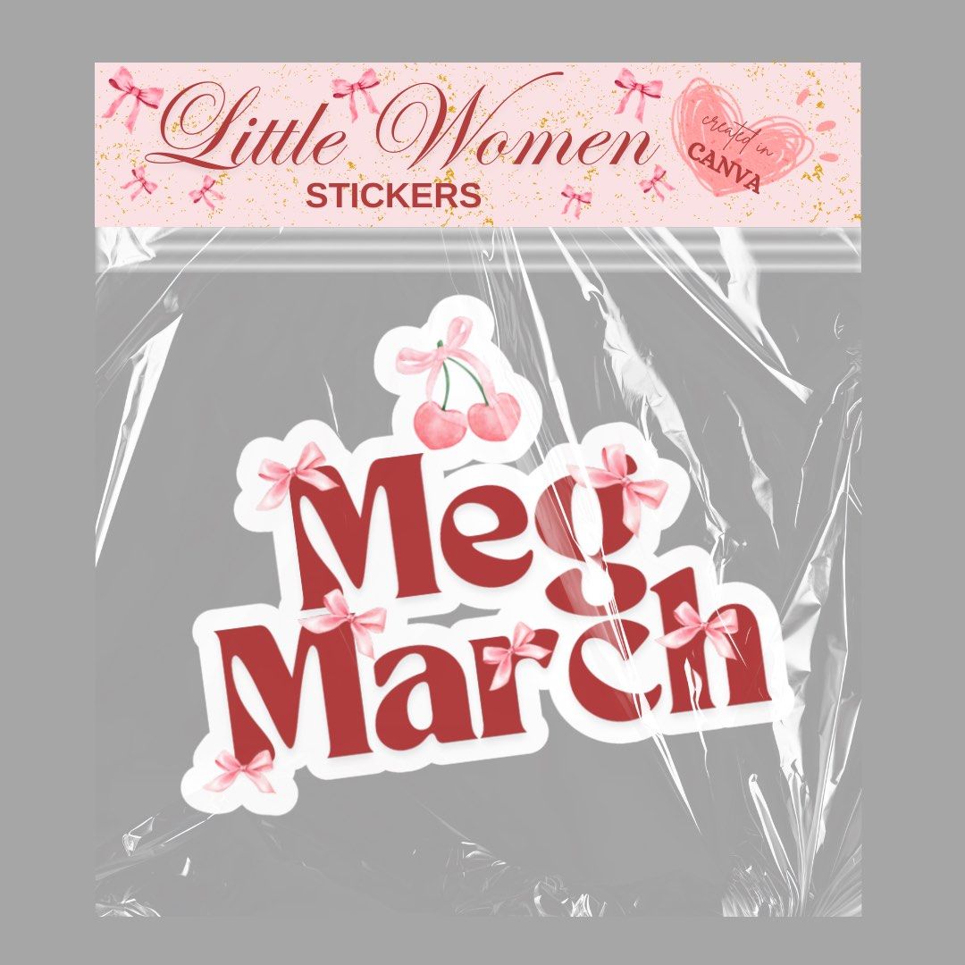 LITTLE WOMEN STICKERS | Digital Stickers | March sisters | Printable ...