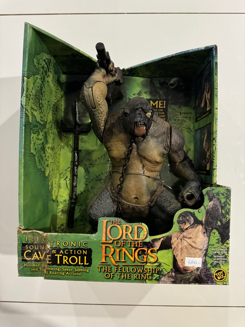 Lord of the Rings Cave Troll, Hobbies & Toys, Toys & Games on Carousell