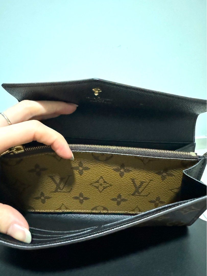 LV Classic Sarah Wallet, Luxury, Bags & Wallets on Carousell