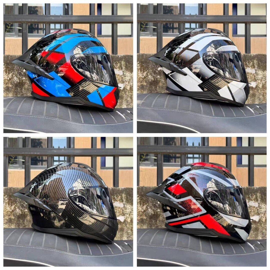 LVS full face motorbike dual visor helmet with DOT certificate, 機車, 新車在旋轉拍賣