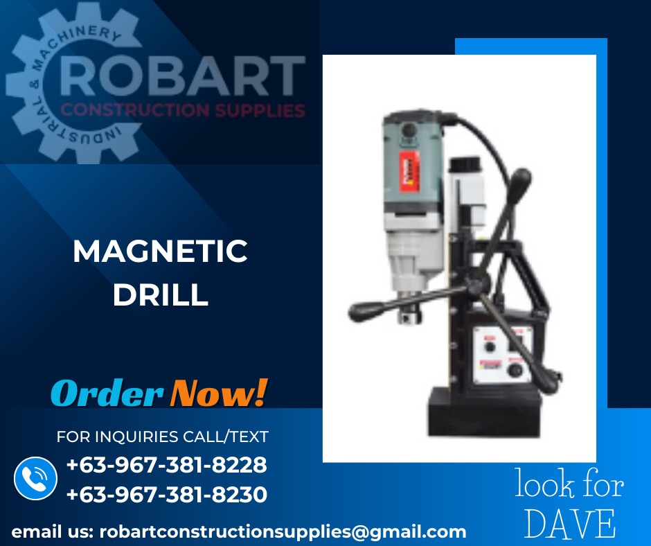 MAGNETIC DRILL, Commercial & Industrial, Construction Tools & Equipment ...