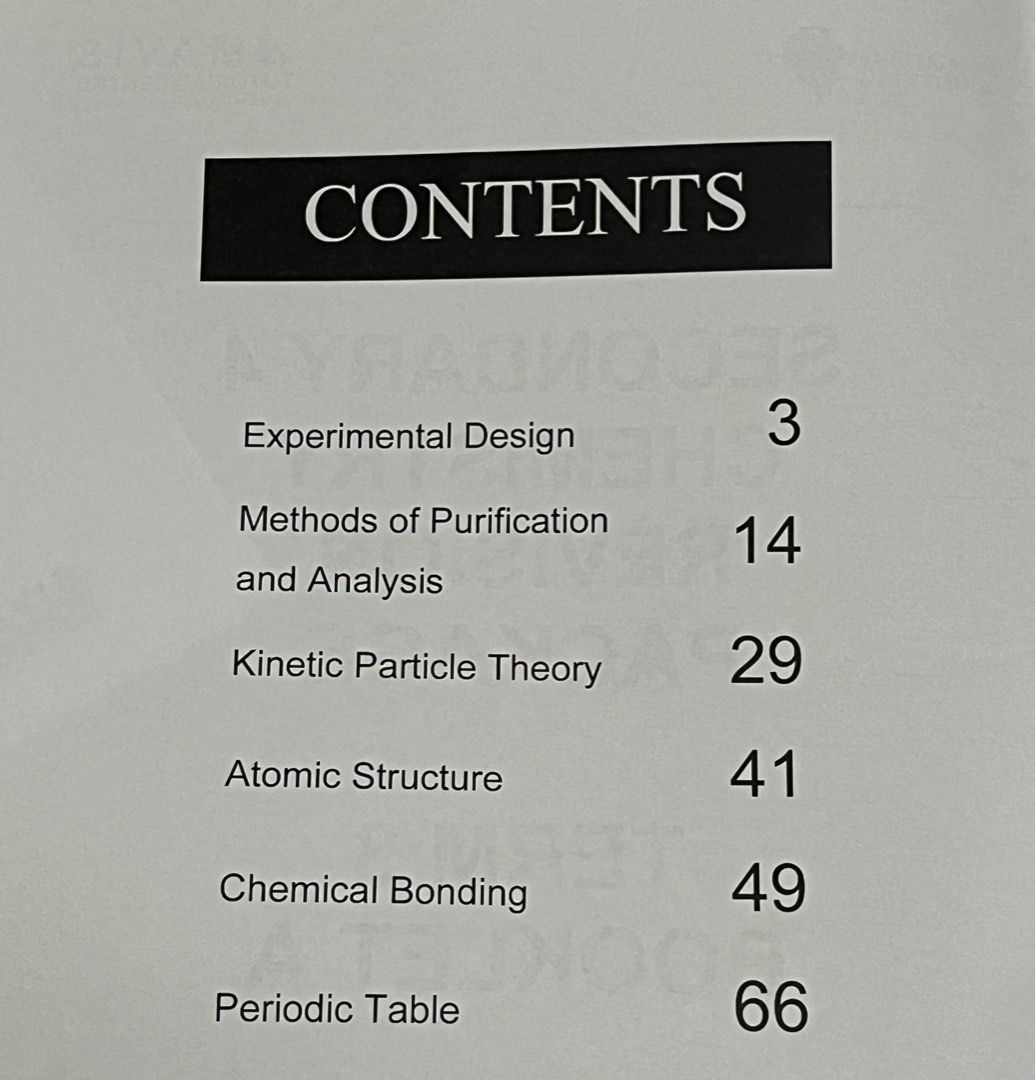 mavis tutorial o level pure chemistry revision packages + practice ...