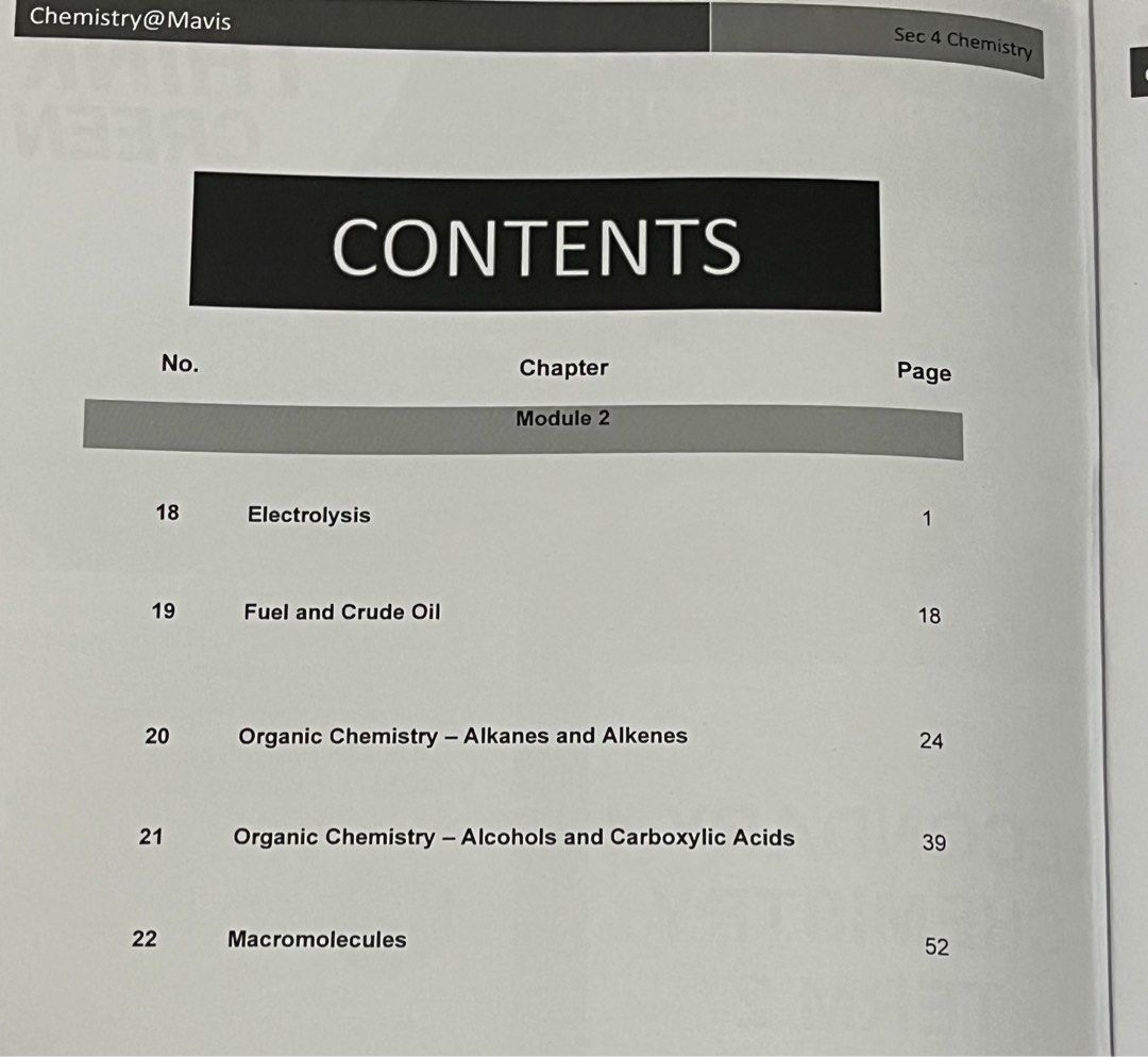 mavis tutorial o level pure chemistry revision packages + practice ...