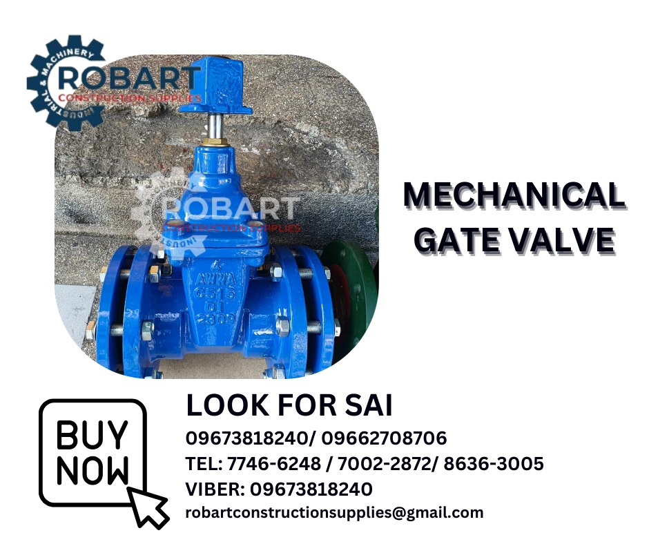 Mechanical Gate Valve, Commercial & Industrial, Construction Tools & Equipment on Carousell