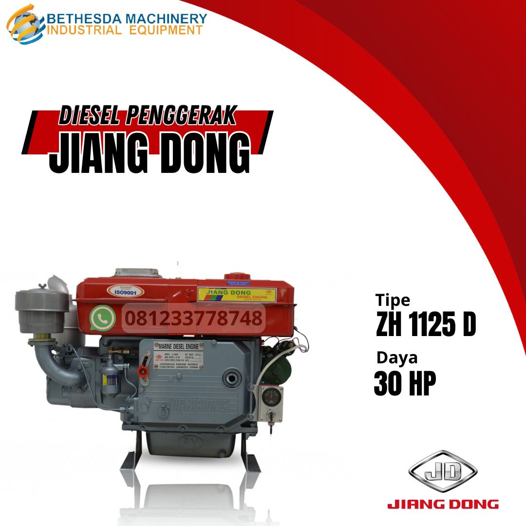 Mesin Penggerak solar 30 HP Starter JIANG DONG Engine 30 PK - ZH 1125 D, Elektronik, Lainnya di ...
