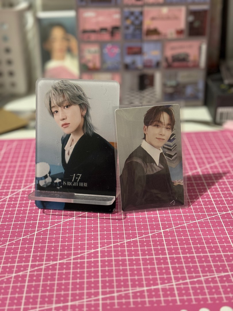 Minghao Seungkwan Phone Stand + PC | Weverse Global POB, Hobbies & Toys ...