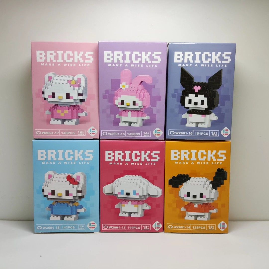 mini brick (sanrio, disney, pokemon, and etc), Hobbies & Toys, Toys ...