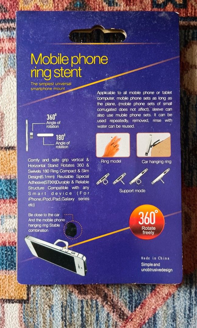 Mobile Phone Ring Stent, Mobile Phones & Gadgets, Mobile & Gadget ...