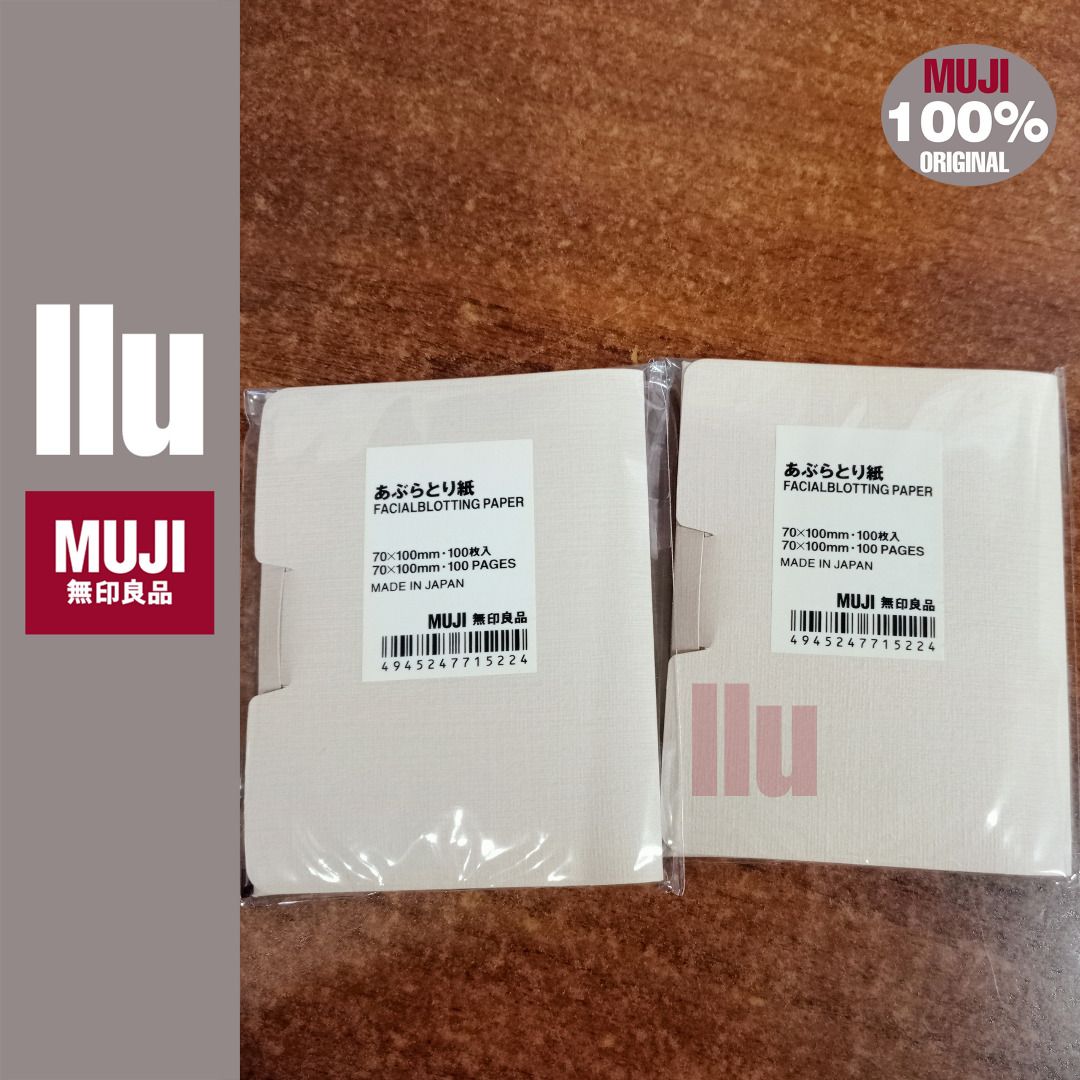 Muji Facial Blotting Paper, Beauty & Personal Care, Face, Makeup on ...