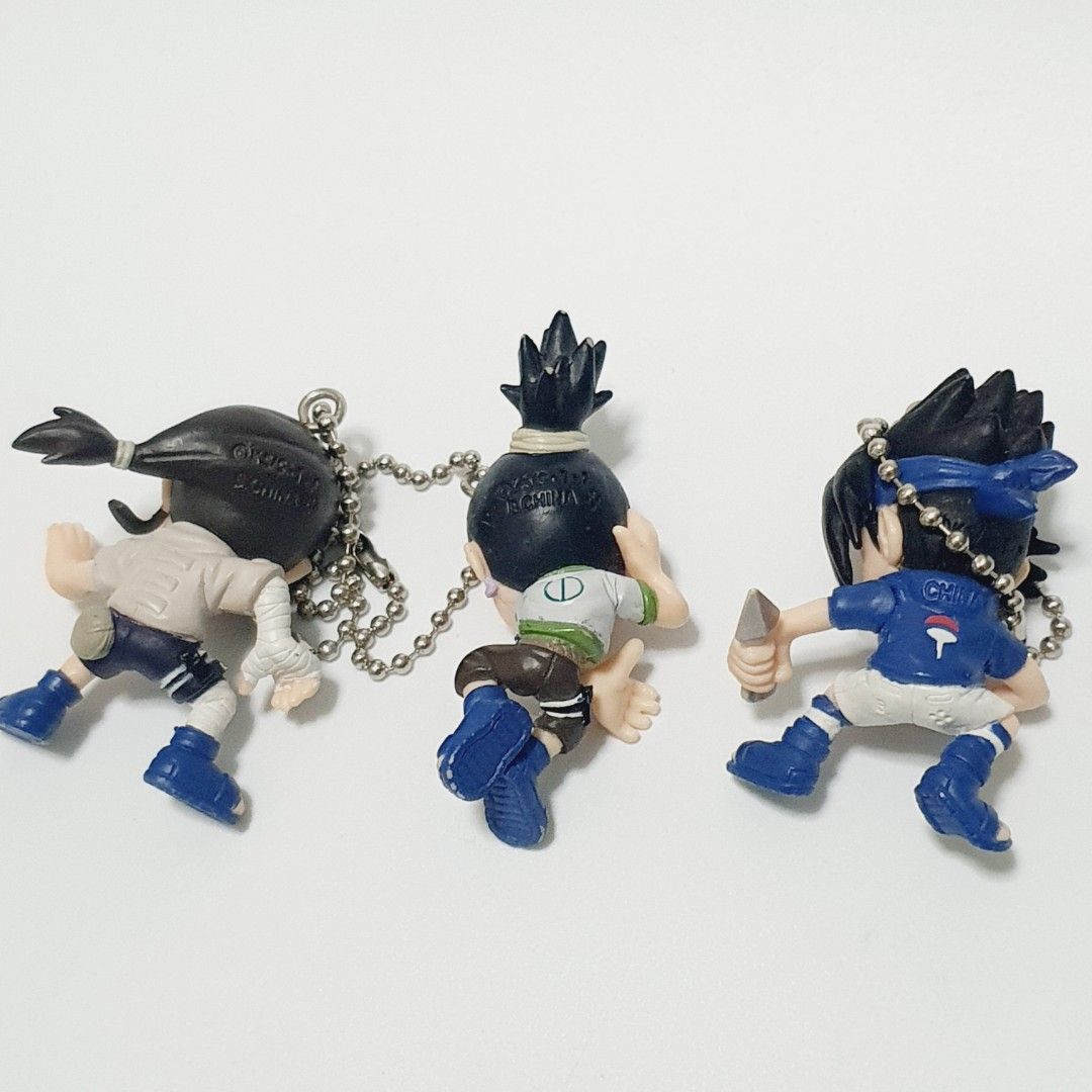 Naruto Sasuke Neji Shikamaru Mascot Figure Keychain, Hobbies & Toys ...