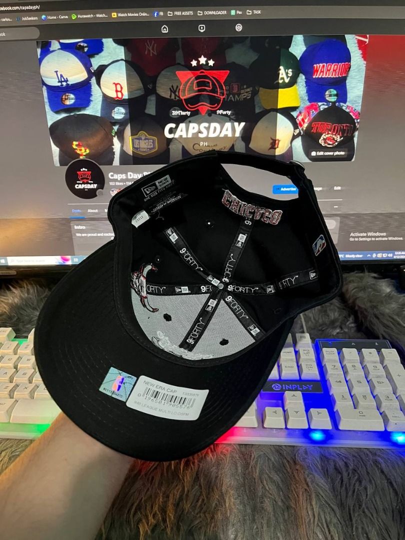 New Era Caps Chicago Bulls Multi Logos 9Forty Adjustable Cap, Men's ...