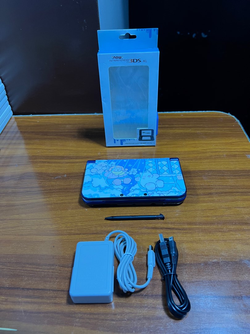 New Nintendo 3DS XL Metallic Blue IPS Top Screen (Cfw w/32gb MMC, US ...
