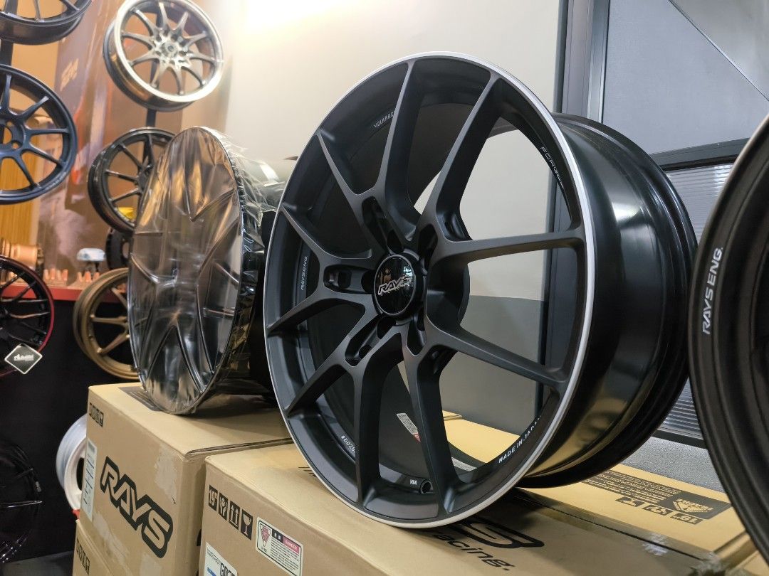 NEW SPORT RIM 19 INCH ORIGINAL JAPAN RAYS G025 GOLF JETTAL PASSAT B8 ...