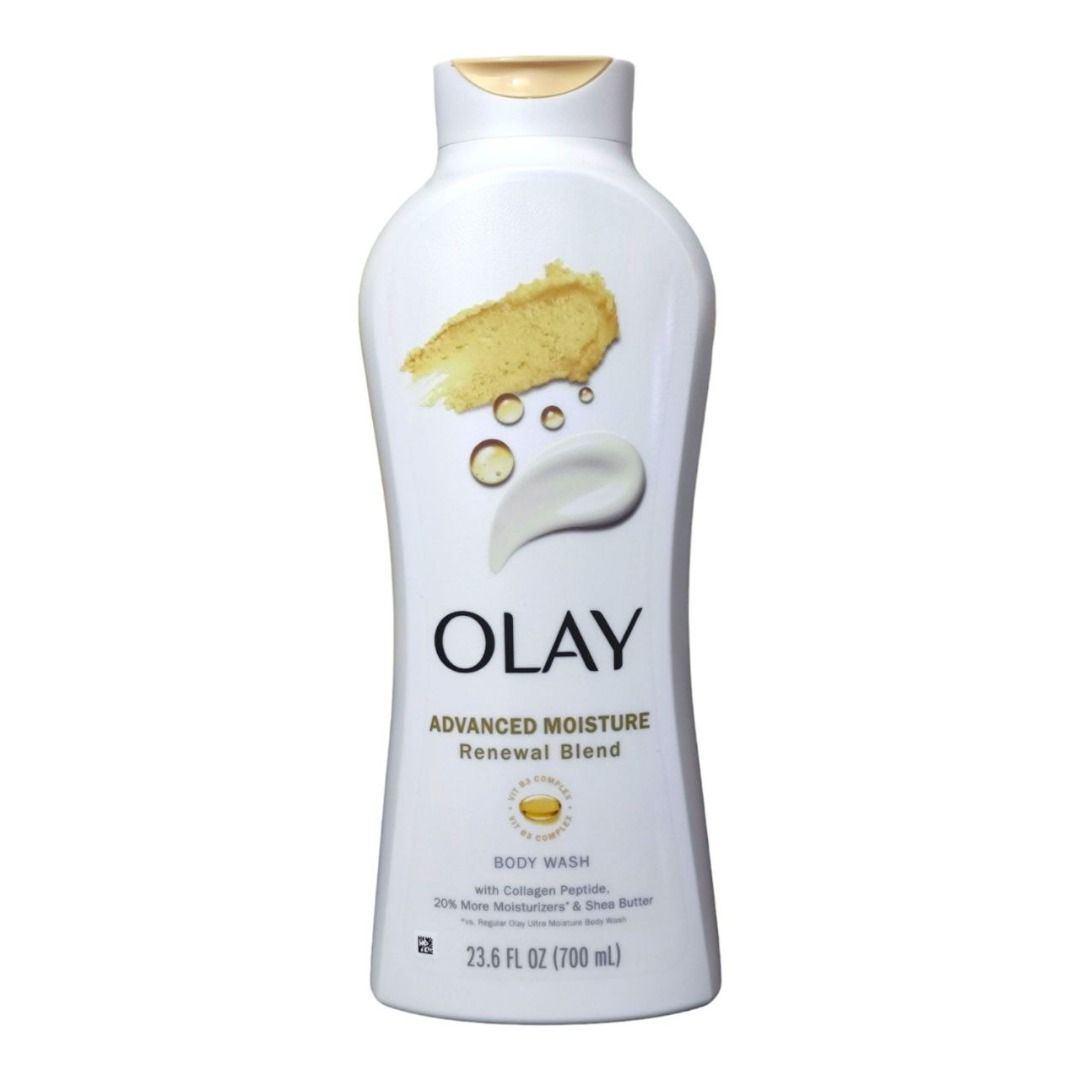 Olay Advanced Moisture Renewal Blend Body Wash with Collagen Peptide ...