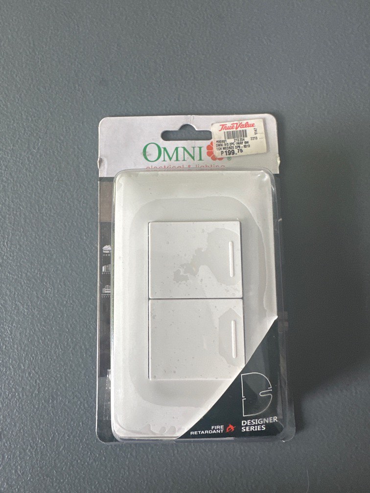 OMNI IVO 2PC 1 WAY SW TCH MEDSZE DPS, TV & Home Appliances, Electrical ...