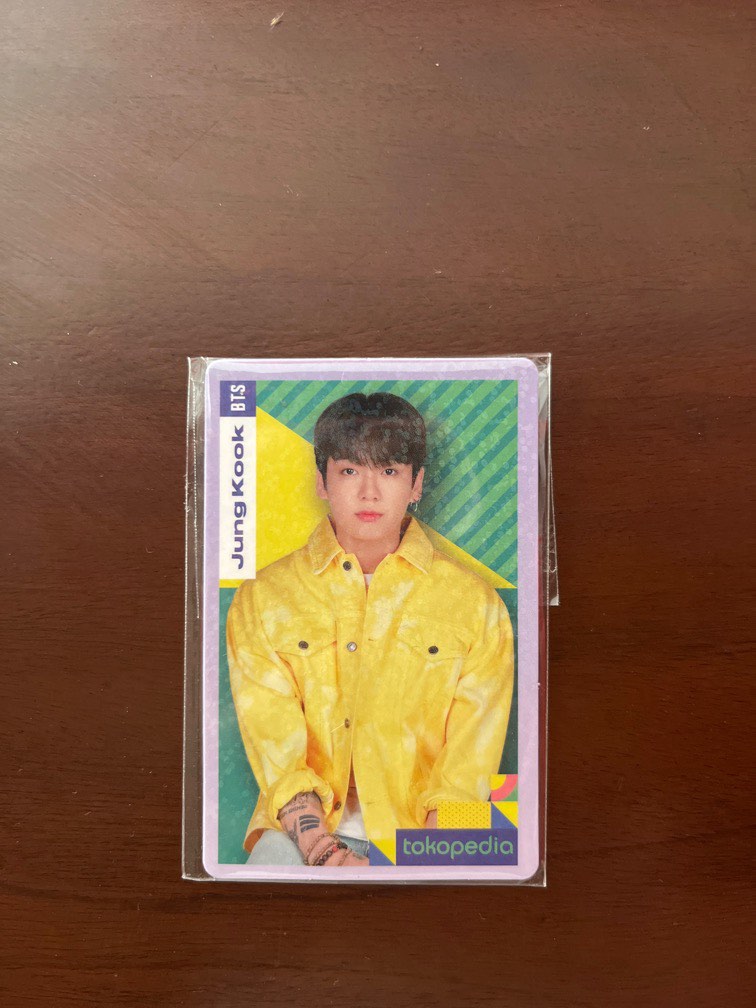 Pc photocard bts x tokopedia Jungkook, K-Wave di Carousell