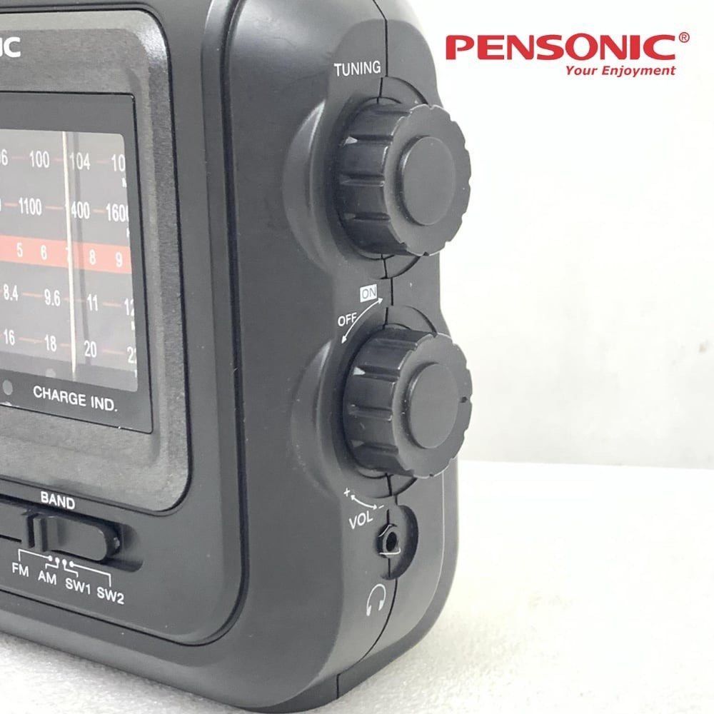 PENSONIC SOS-117 BT AC/DC Potable AM/FM/Bluetooth Rechargeable Radio ...