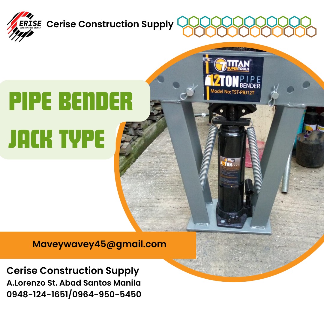 Pipe Bender Jack Type, Commercial & Industrial, Construction Tools ...
