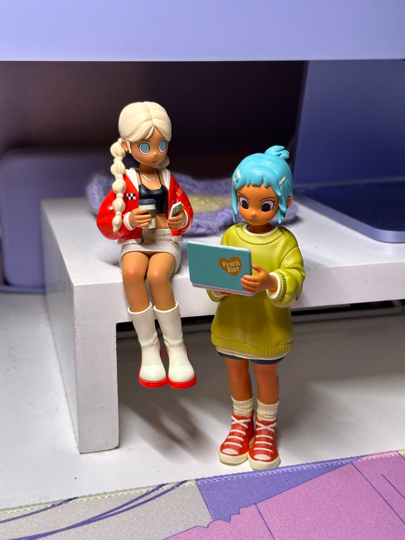 Pop Mart Peach Riot Poppy Business & Frankie the Boss SET, Hobbies ...