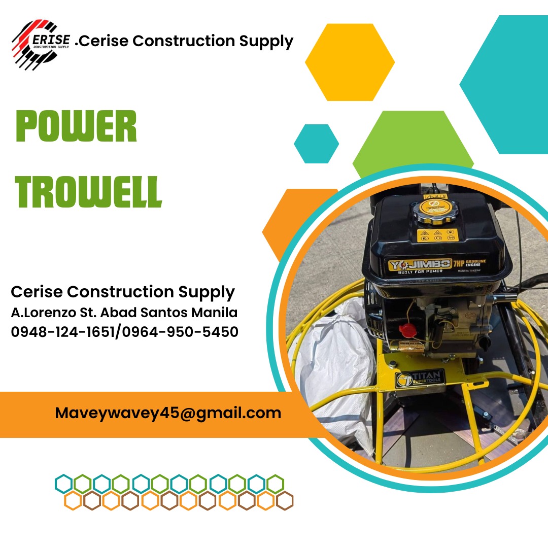 Power Trowell, Commercial & Industrial, Construction Tools & Equipment ...