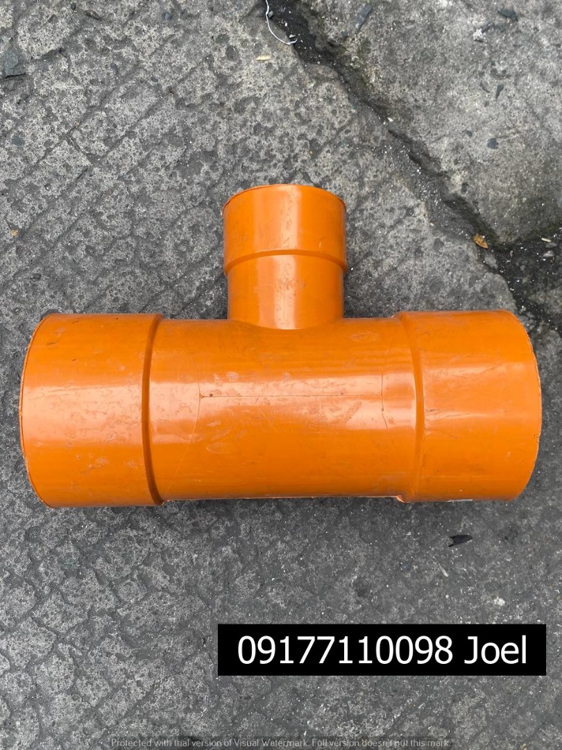 PVC ORANGE TEE REDUCER, Commercial & Industrial, Construction Tools ...