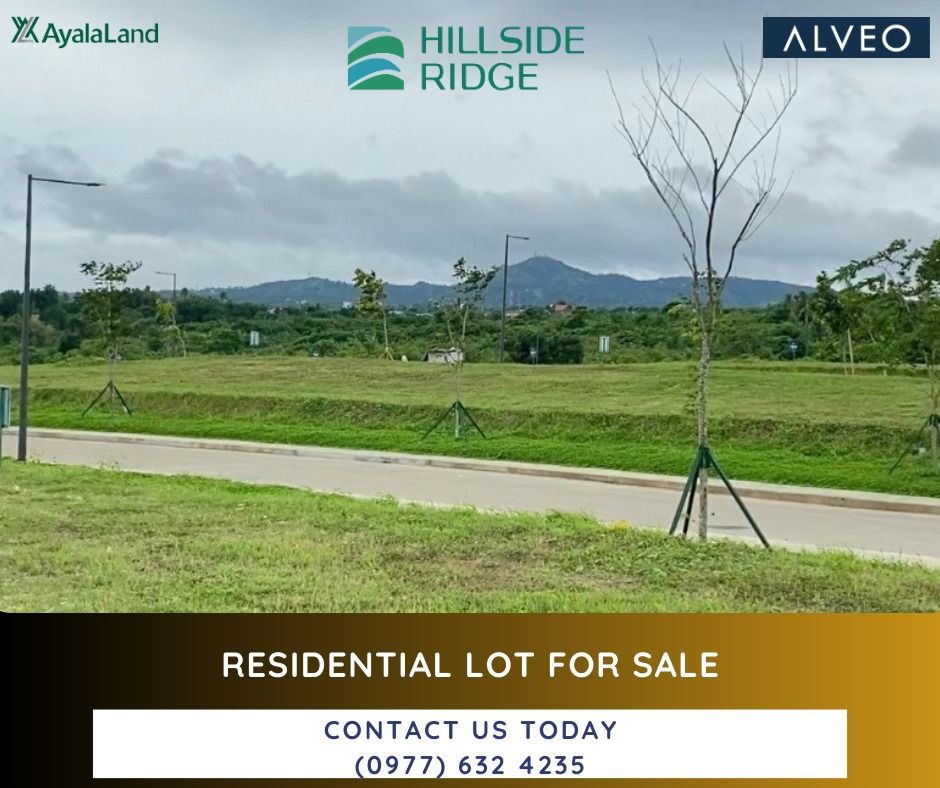 Residential Lot For Sale in Hillside Ridge Silang Cavite by Ayala Land ...