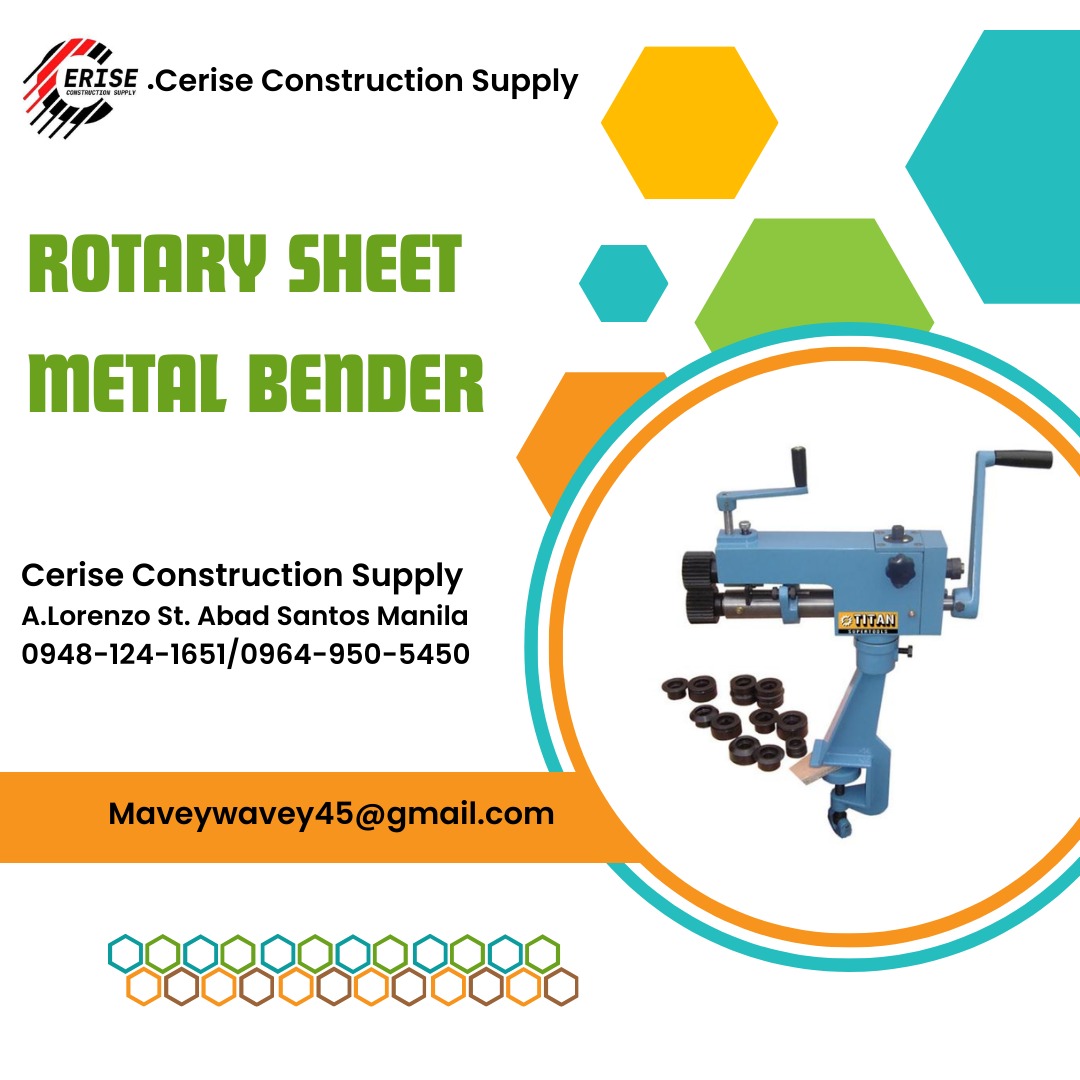 Rotary Sheet Metal Bender, Commercial & Industrial, Construction Tools ...