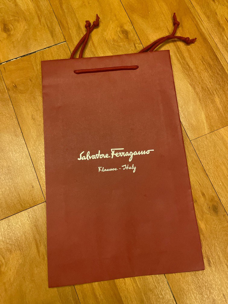 Salvatore Ferragamo paper bag, Everything Else, Others on Carousell