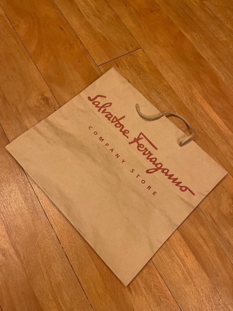 Salvatore ferragamo paper bag, Everything Else, Others on Carousell
