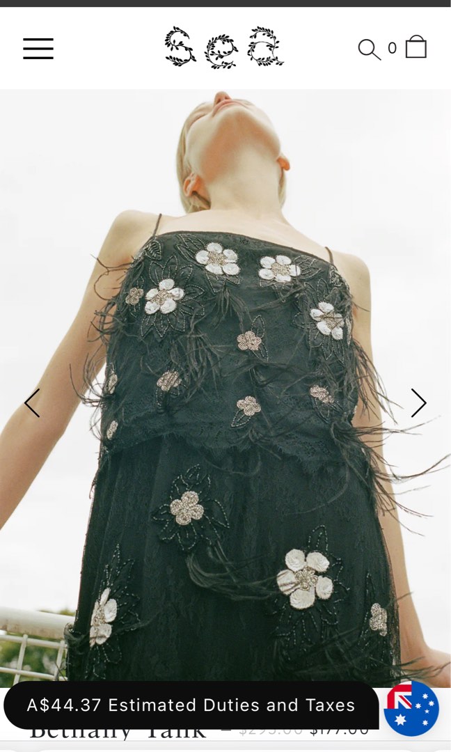 Sea New York Bethany tank, Women's Fashion, Tops, Sleeveless on Carousell