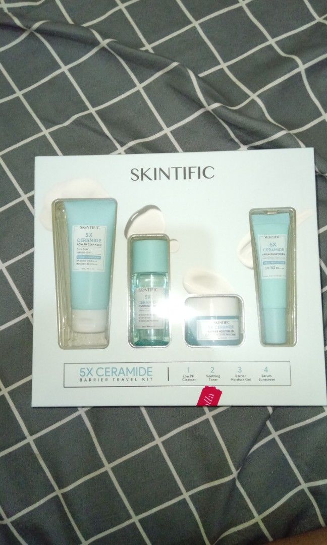 SKINTIFIC PAKET STATER KIT ORIGINAL, Kesehatan & Kecantikan, Rias Wajah ...