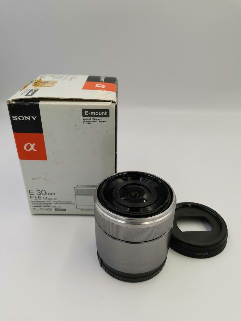 Sony Macro 30mm E-mount f3.5, Photography, Lens & Kits on Carousell