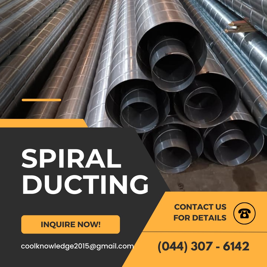 SPIRAL DUCTING SUPPLY AND INSTALLATION CKE, Commercial & Industrial ...