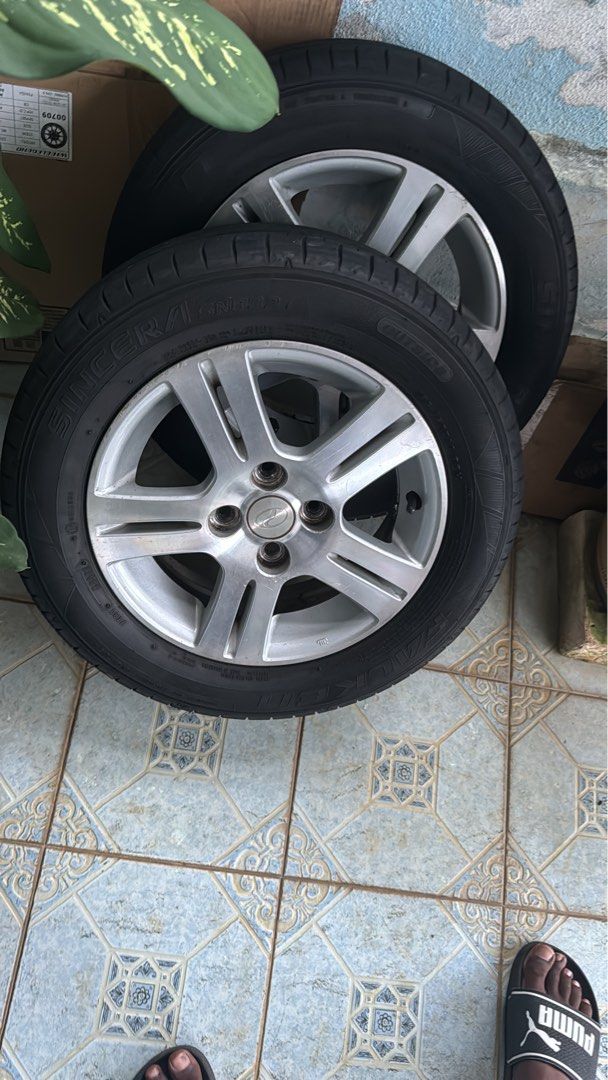 Sportrim Myvi Se enkei sekali Tayar, Cars, Cars for Sale on Carousell