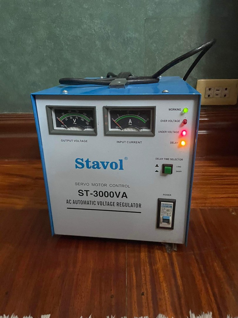 Stavol AVR 3000VA, TV & Home Appliances, Electrical, Adaptors & Sockets ...