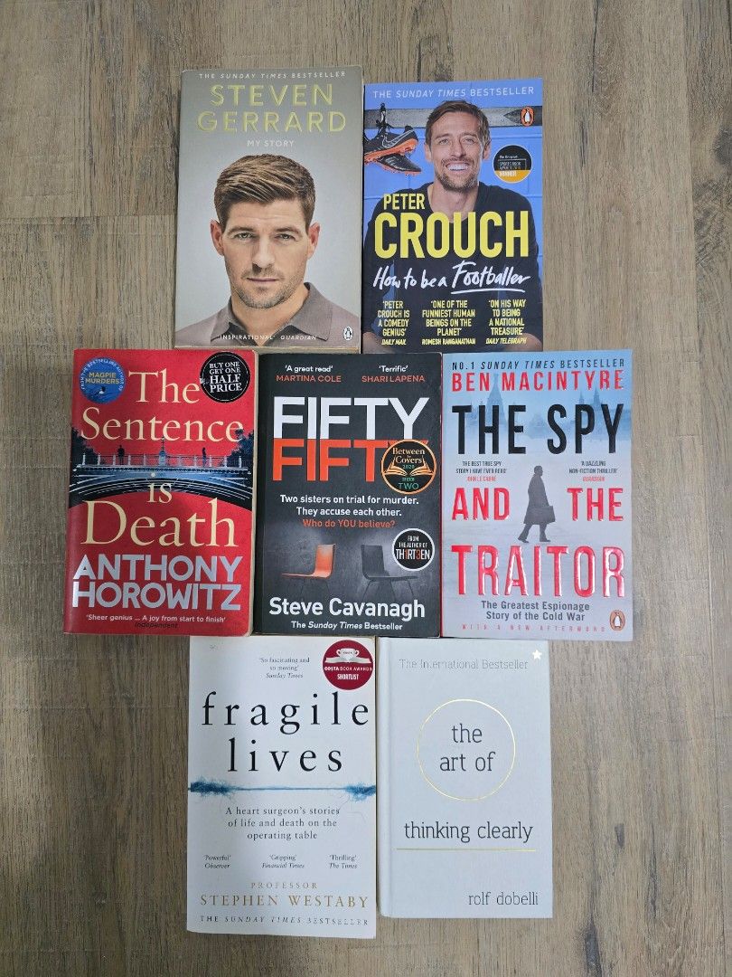 Steven Gerrard - My Story, Peter Crouch - How to be a Footballer, The ...